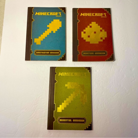 Minecraft | Other | Mojang Minecraft Setlot Of 3 Paperback Books ...